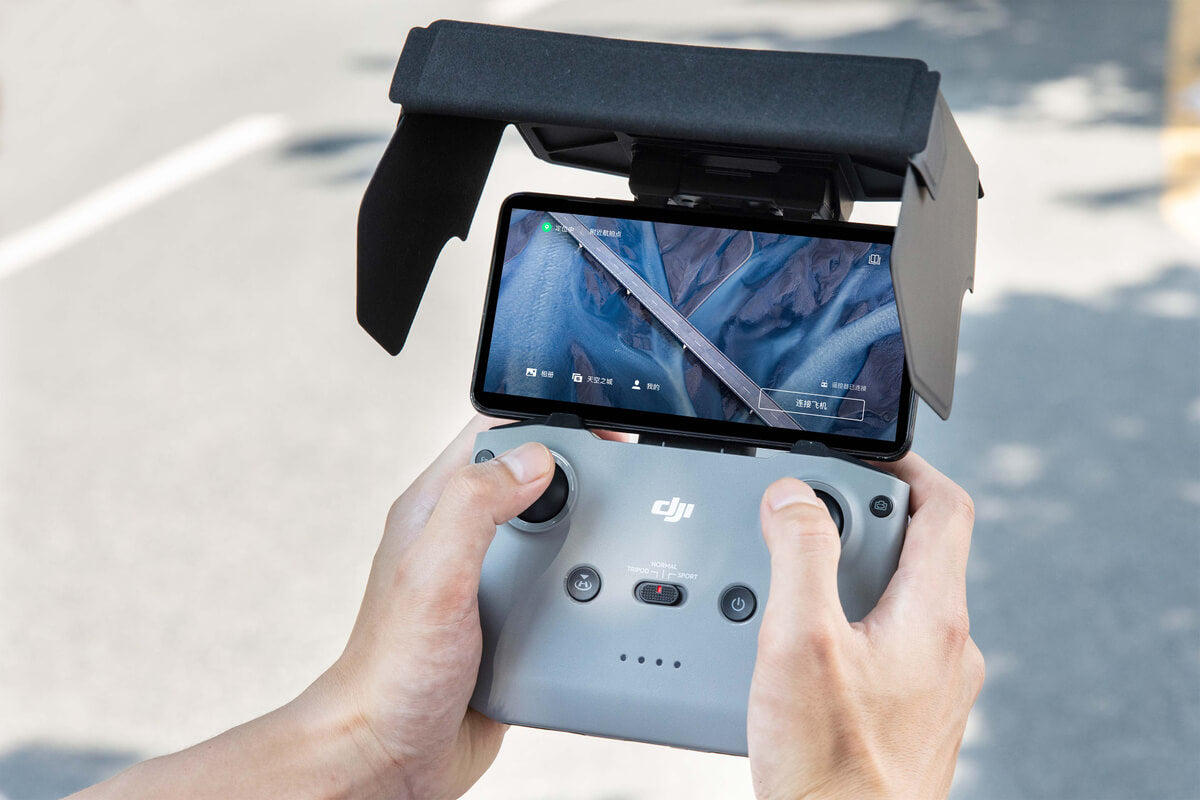 Dji mavic remote controller monitor hood store